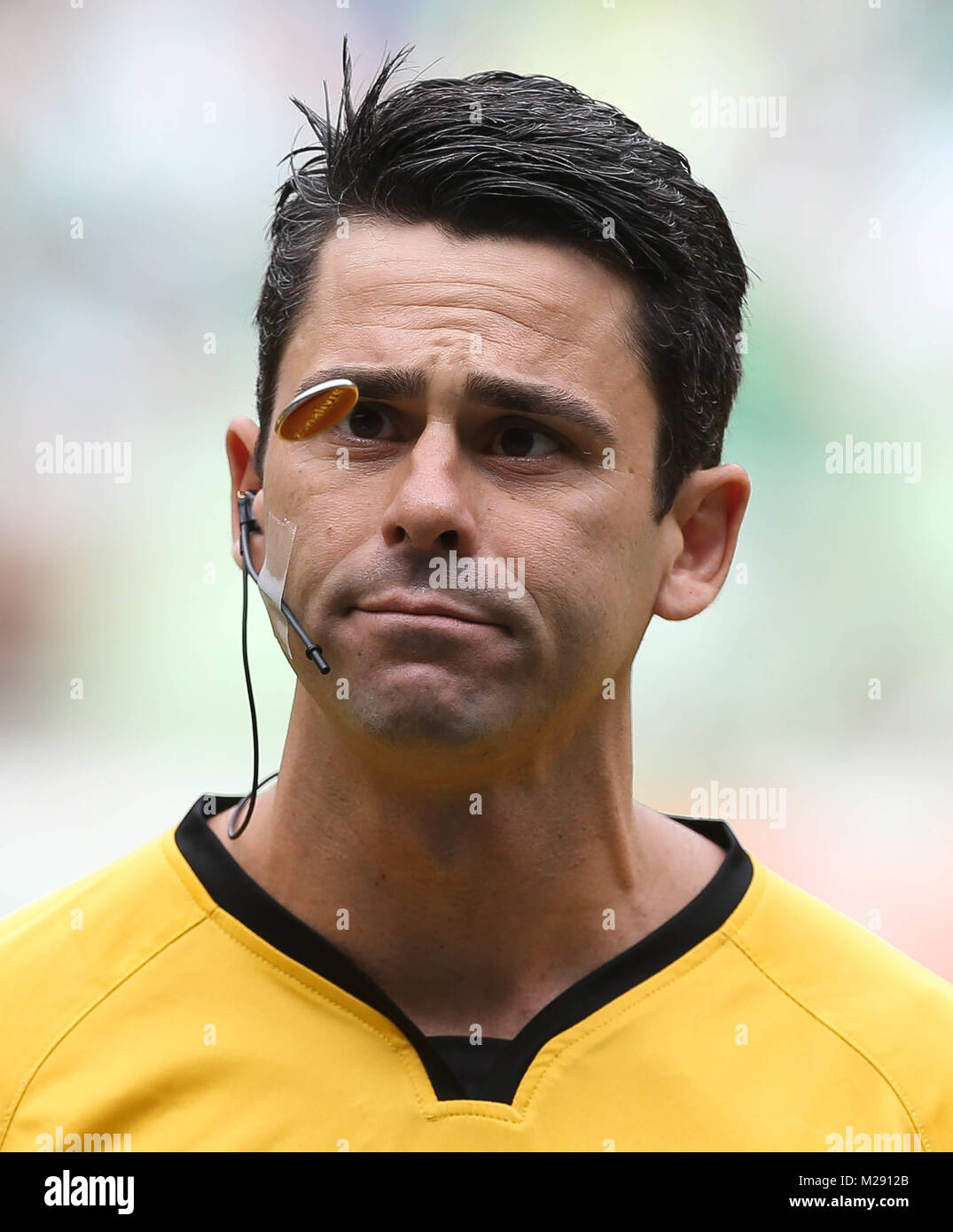 SÃO PAULO, SP - 04.02.2018: PALMEIRAS X SANTOS - The referee Flávio ...