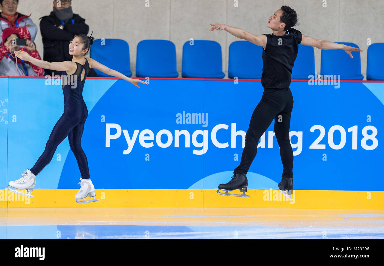 Gangneung, South Korea. 06th Feb, 2018. North Korea's Ryom Tae Ok and ...