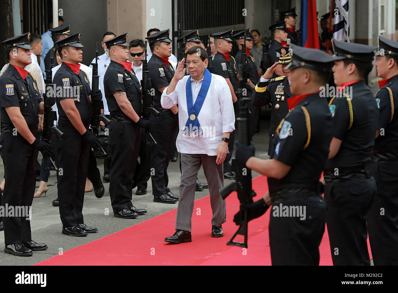 Manila, Philippines. 6th Feb, 2018. Philippine President Rodrigo ...