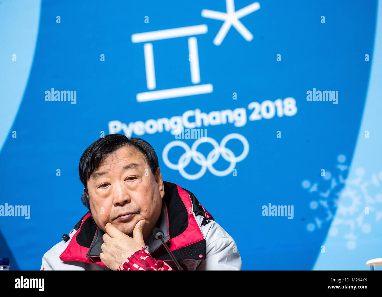 Lee Hee Beom, head of the organisation committee (POCOG) of the Olympic ...