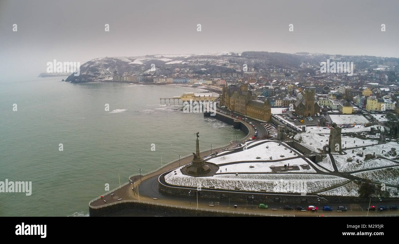 Aberystwyth drone photo hi-res stock photography and images - Alamy