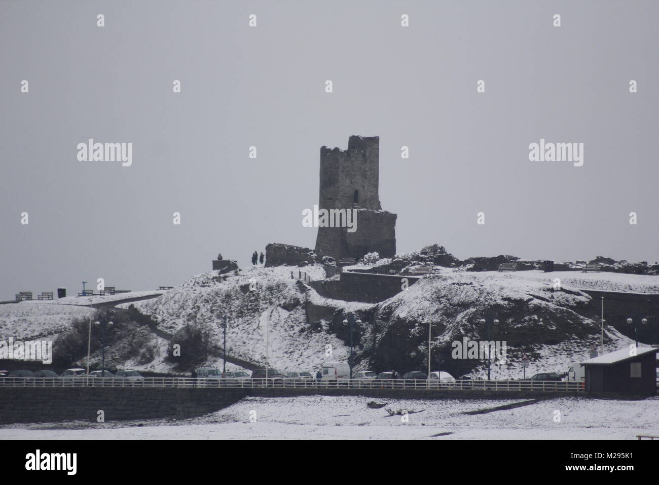 Aberystwyth, Wales. 6th Feb, 2018. UK Weather. Heavy snow & icy ...