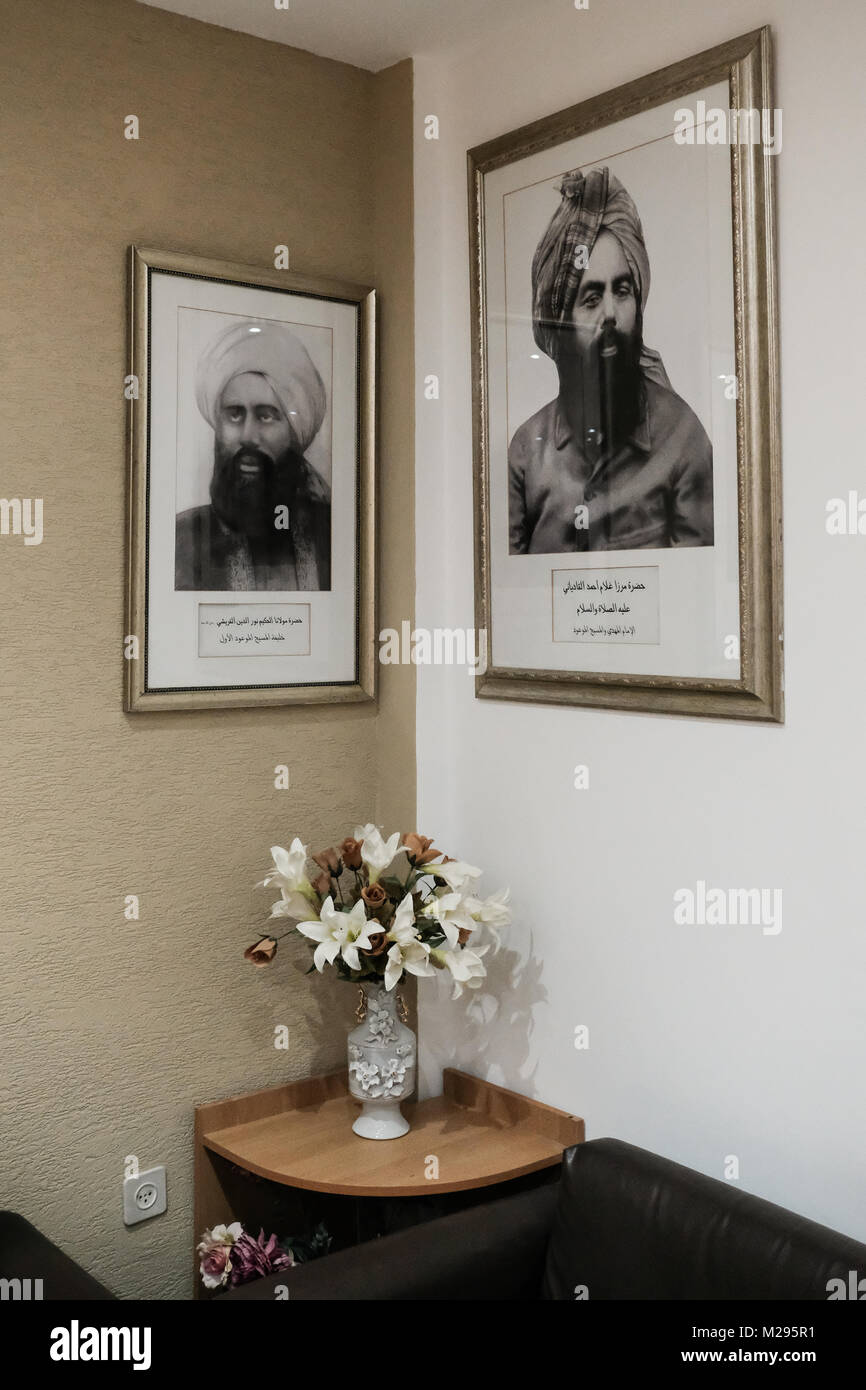 Haifa, Israel. 6th Feb, 2018. Portraits of the Ahmadiyya Muslim ...
