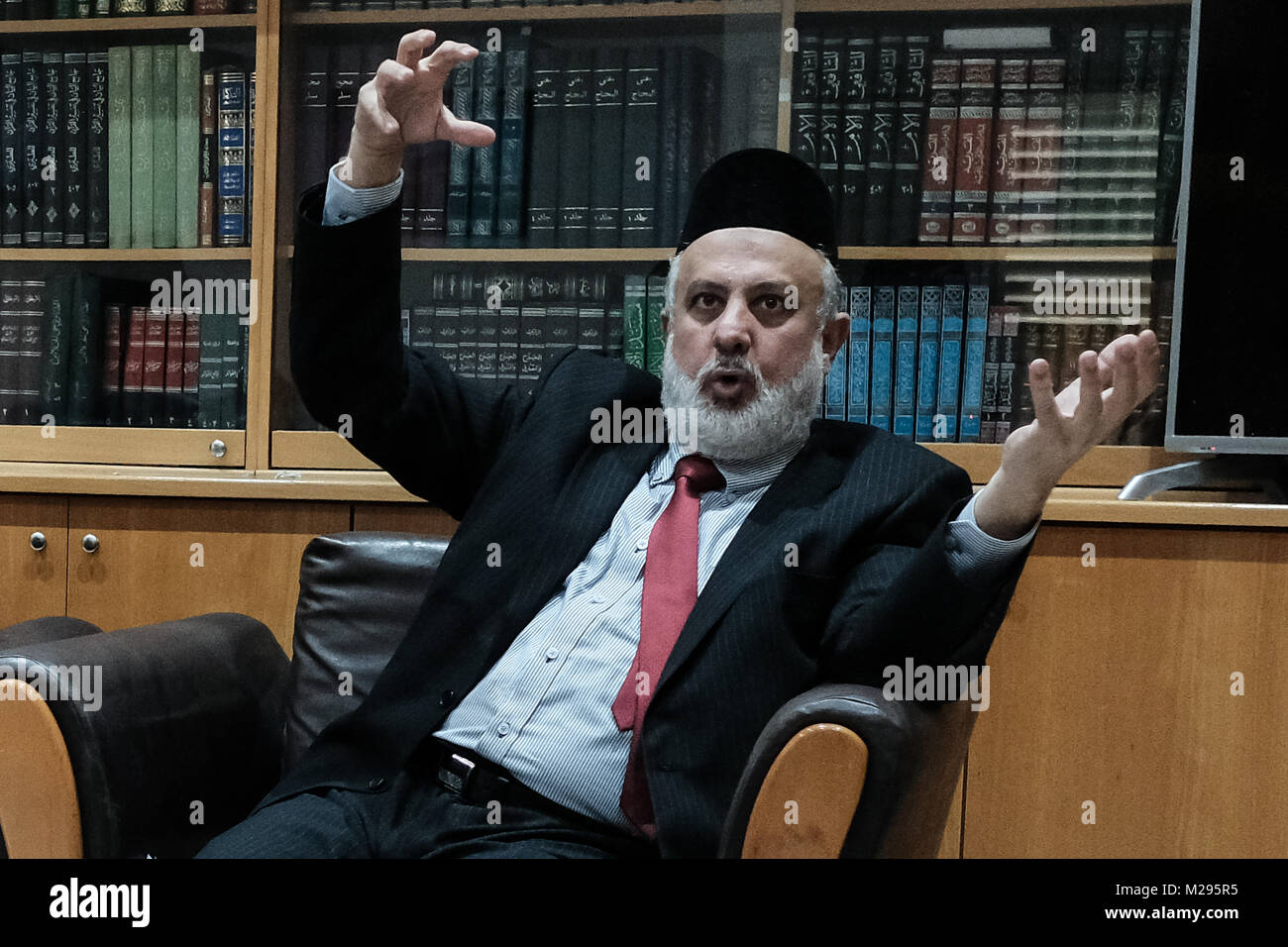 Haifa, Israel. 6th Feb, 2018. Emir MUHAMMAD SHARIF ODEH, head of the ...