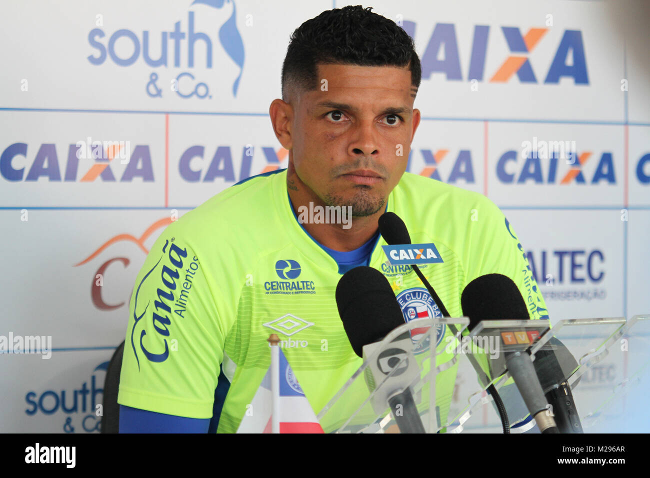 Salvador, Brazil. 06th Feb, 2018. Anderson goalkeeper of Bahia at a ...