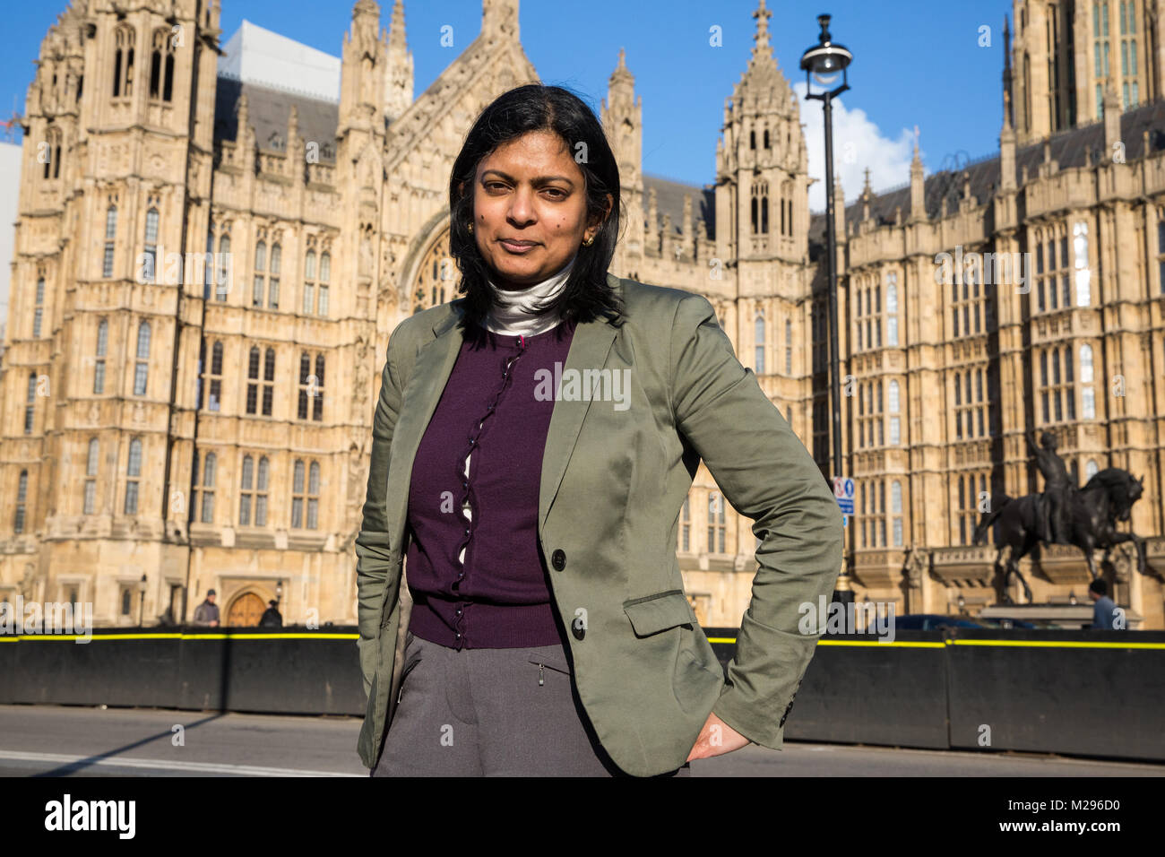 London, UK. 6th Feb, 2018. Rupa Huq, Labour MP for Ealing Central and ...
