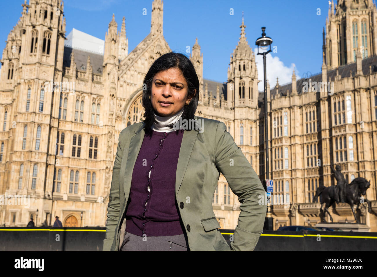 London, UK. 6th Feb, 2018. Rupa Huq, Labour MP for Ealing Central and ...