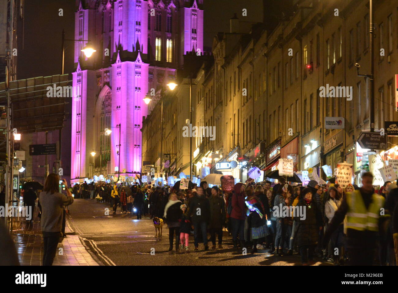 100 years ago british women secured the right to vote hi-res stock ...