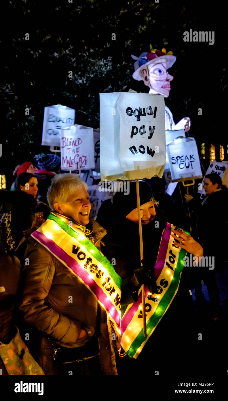 Bristol, UK. 6th Feb, 2018. The centenary of the Representation of the ...