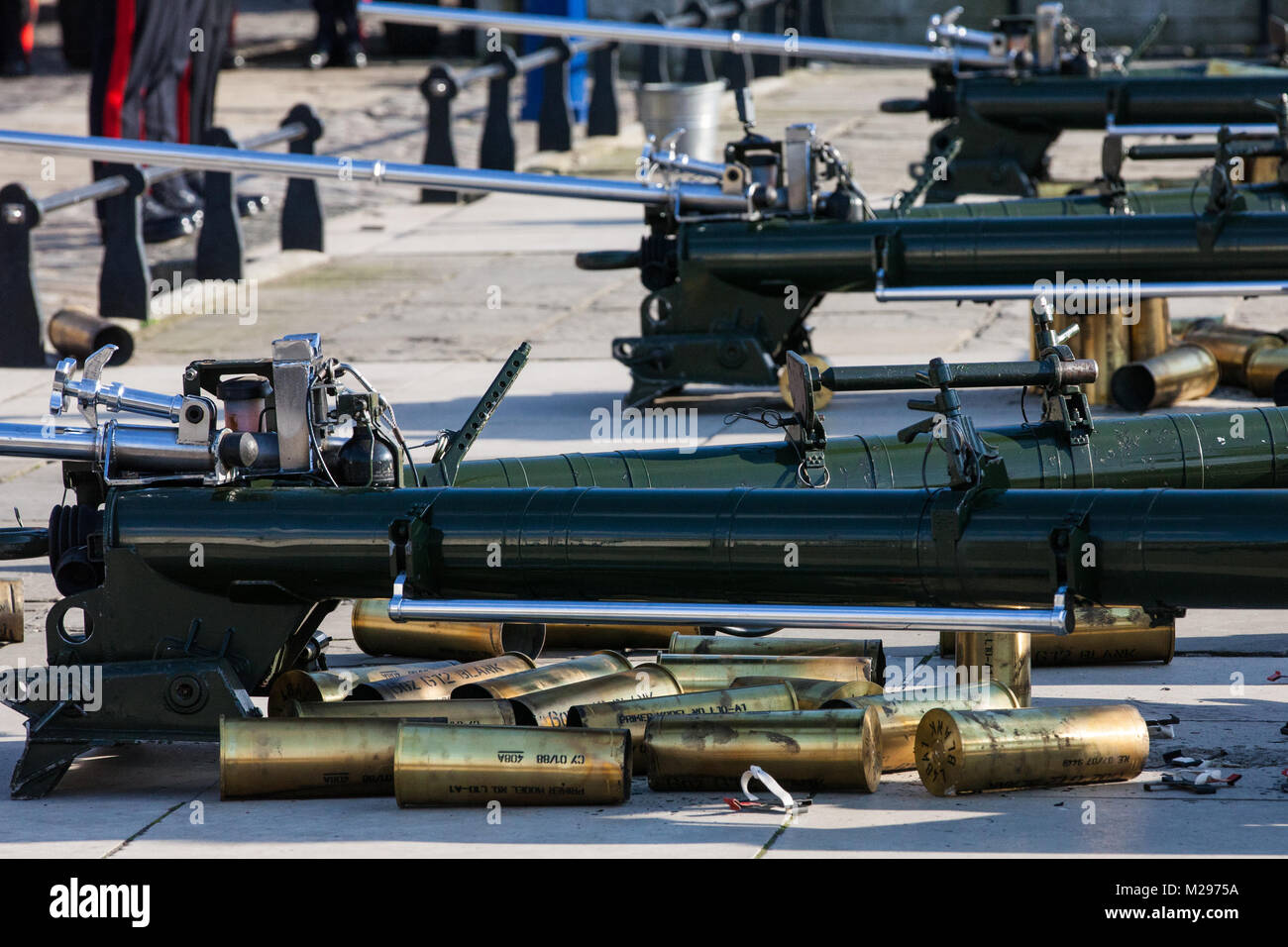 Empty artillery shell cases hi-res stock photography and images - Alamy