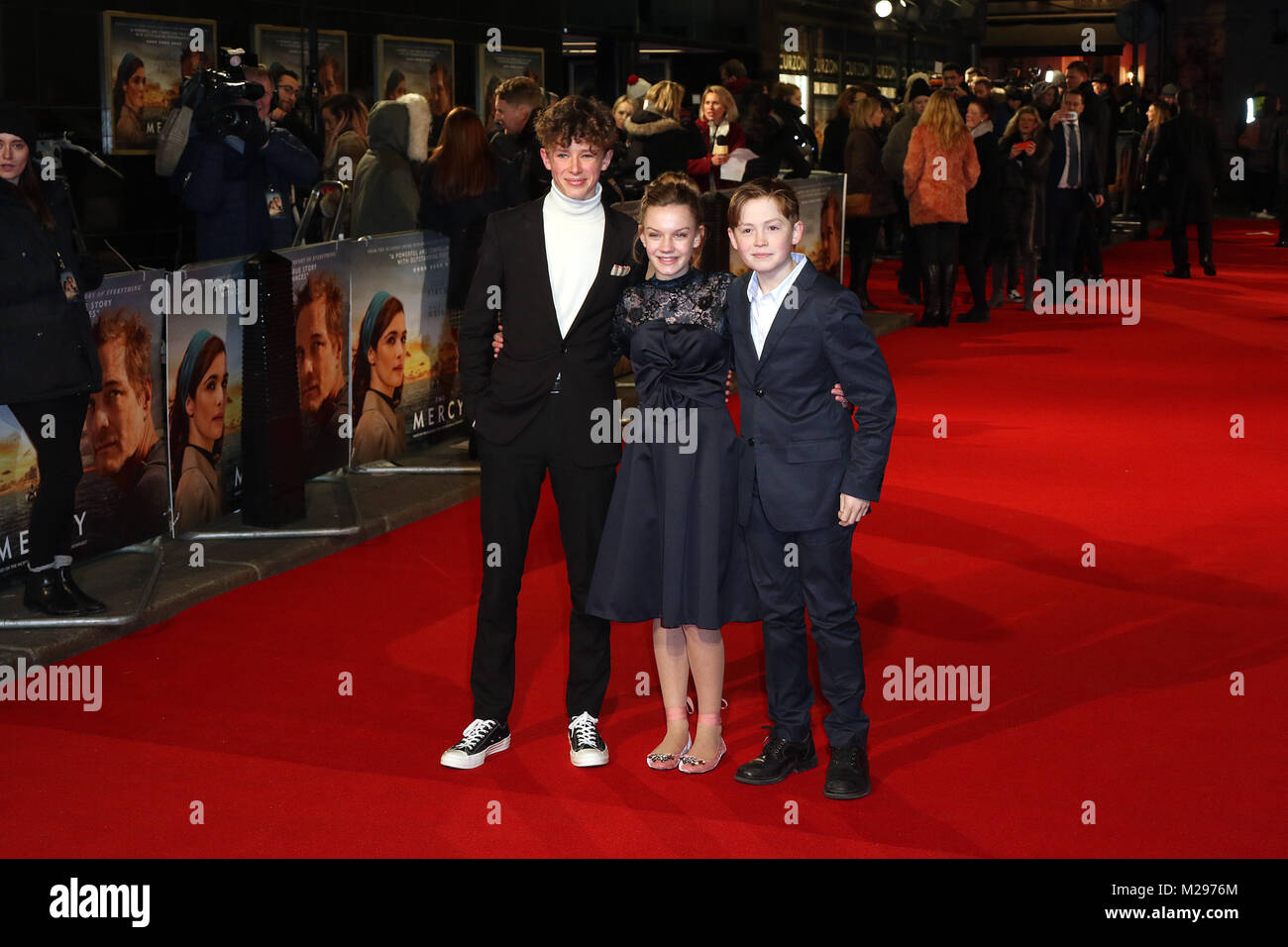 London, UK. 6th Feb, 2018. Finn Elliot, Eleanor Stagg, Kit Connor, The ...