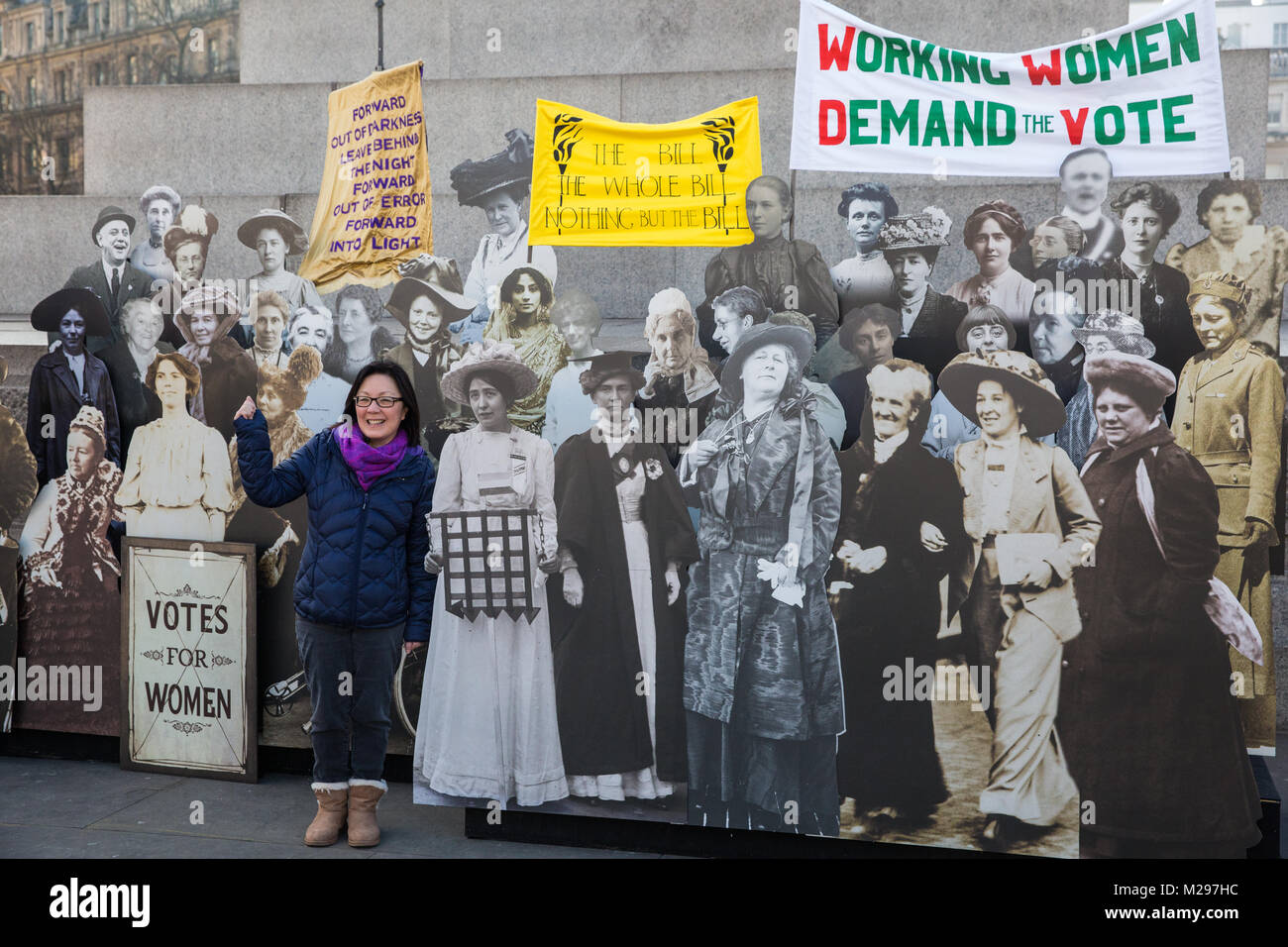 100 years suffragettes hi-res stock photography and images - Alamy
