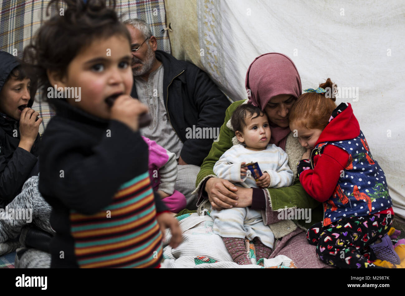 Palestinian families hi-res stock photography and images - Alamy