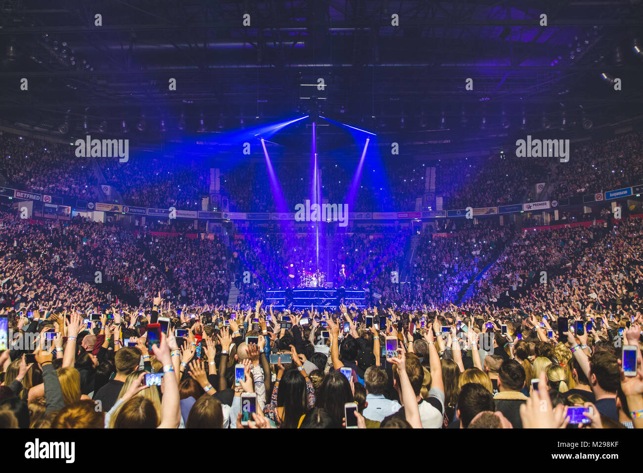 February 3, 2018 - Danny O'Donoghue, Mark Sheehan and Glen Power of the ...