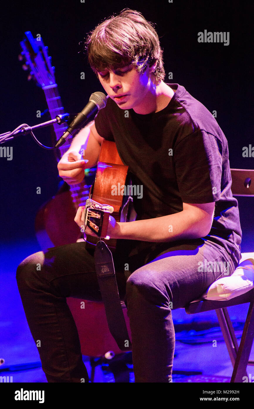 Milan Italy. 06th February 2018. The English singer-songwriter Jake ...