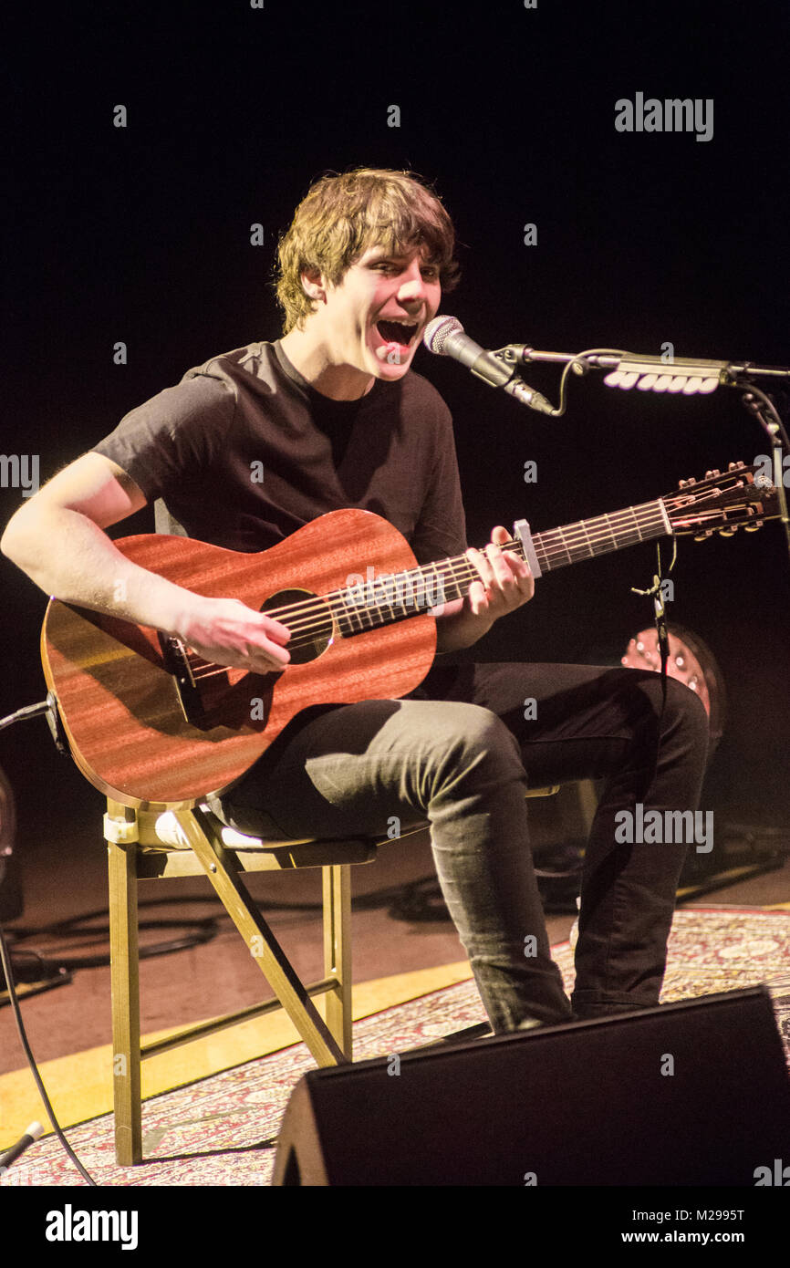 Milan Italy. 06th February 2018. The English singer-songwriter Jake ...