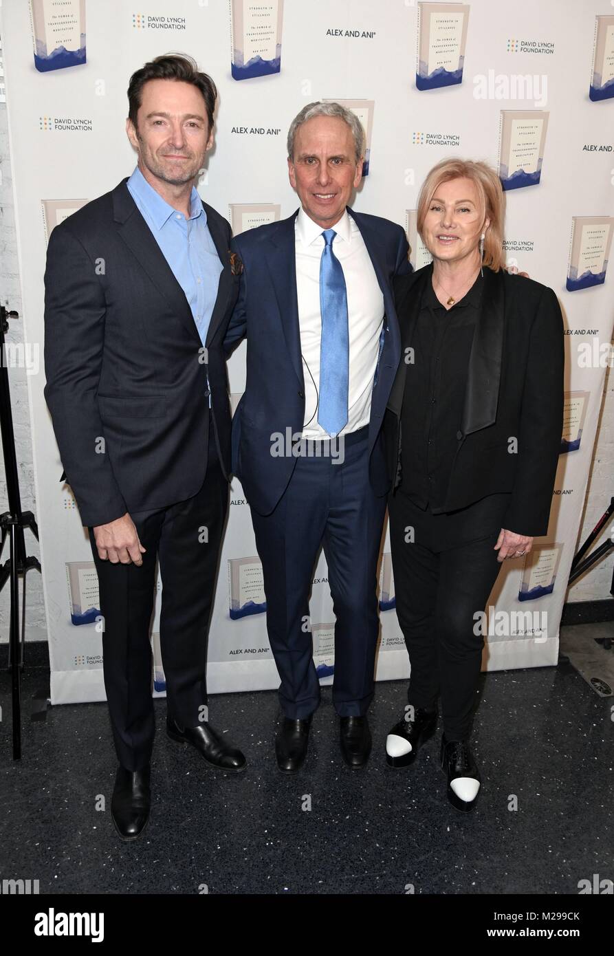 New York, NY, USA. 6th Feb, 2018. Hugh Jackman, Bob Roth, Deborra-lee ...