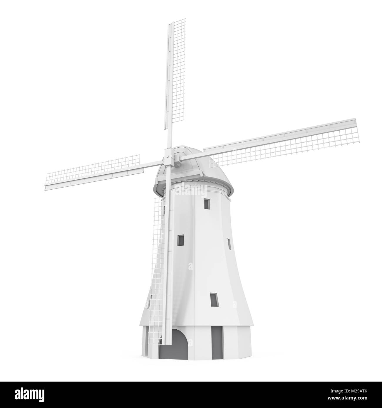 Dutch windmill Cut Out Stock Images & Pictures - Alamy