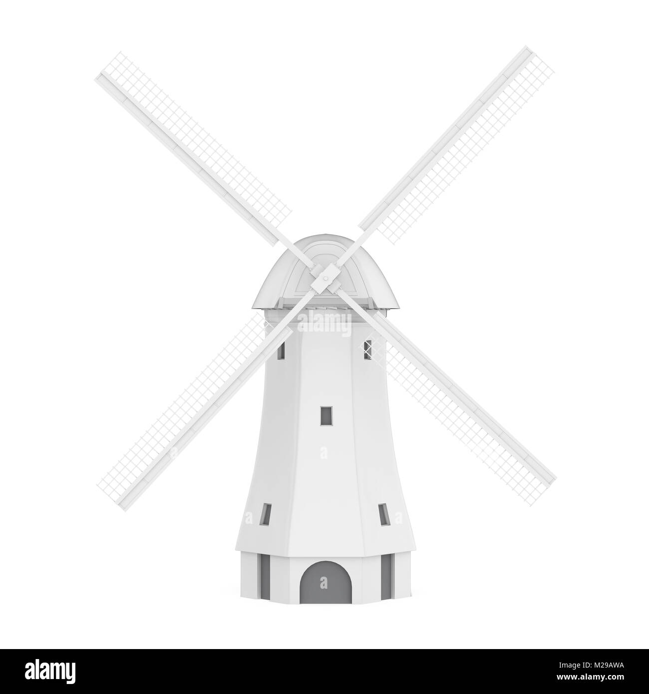 Dutch windmill Cut Out Stock Images & Pictures - Alamy