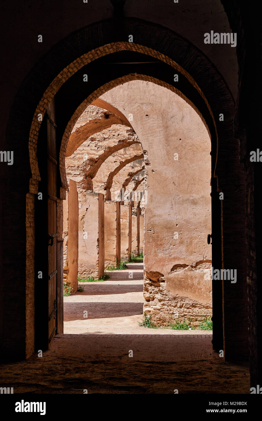 Heri es-Souani, Imperial Royal Stables, Meknes, Morocco, Africa Stock ...