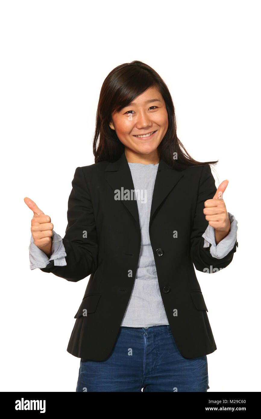 eastern woman portrait over white background Stock Photo - Alamy