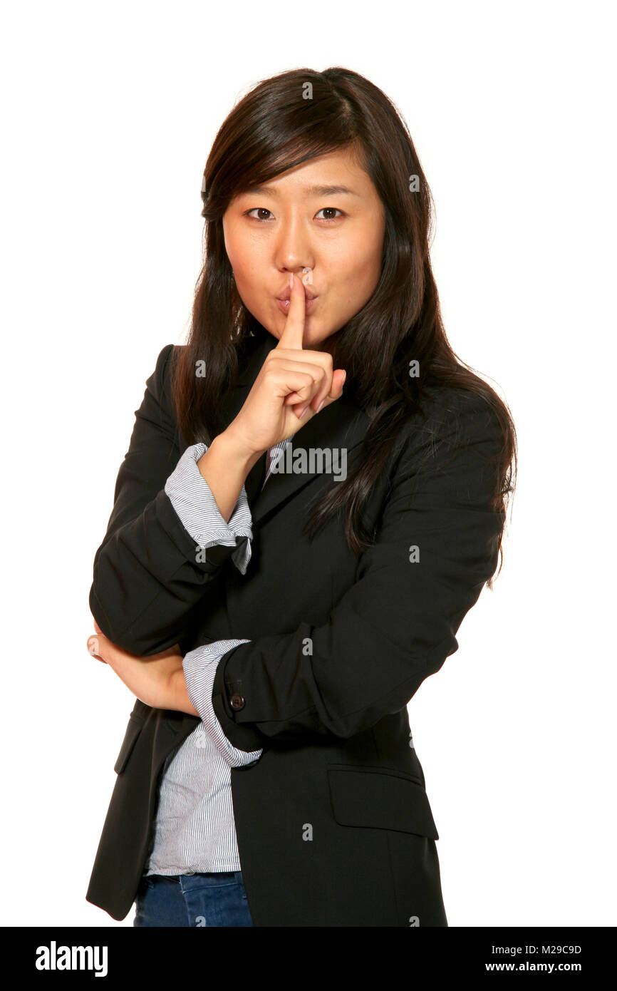 eastern woman portrait over white background Stock Photo - Alamy