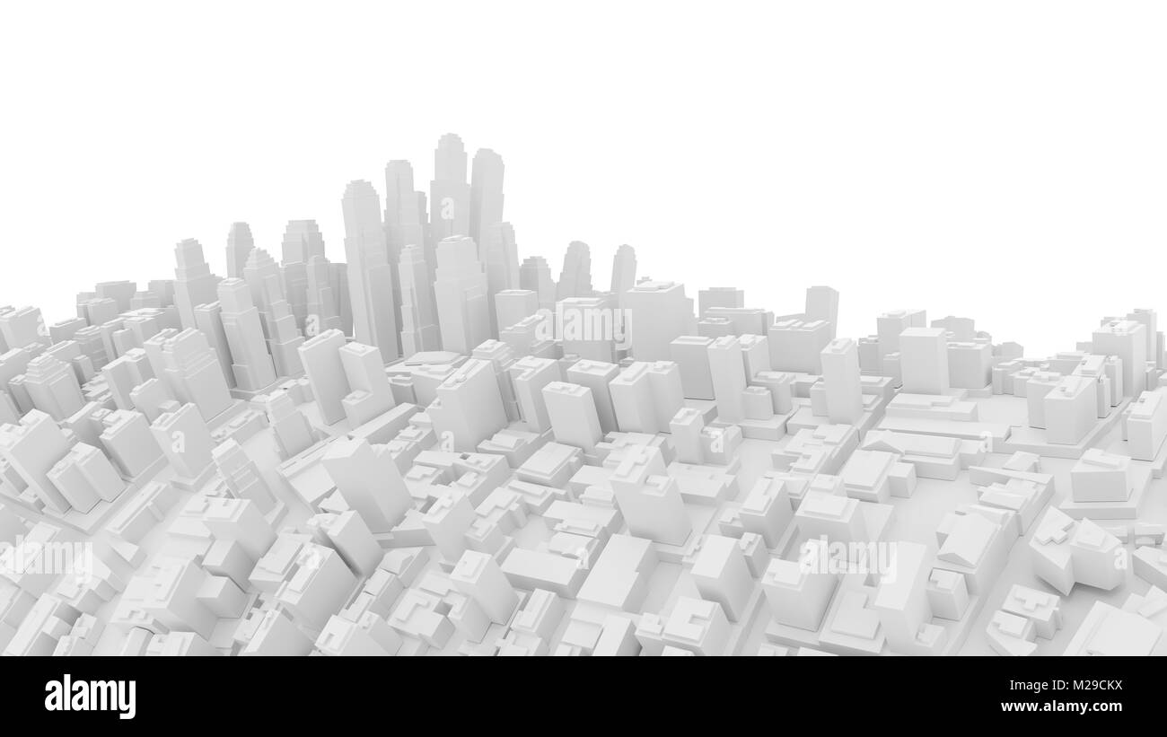 Aerial view of cityscape background Stock Photo - Alamy