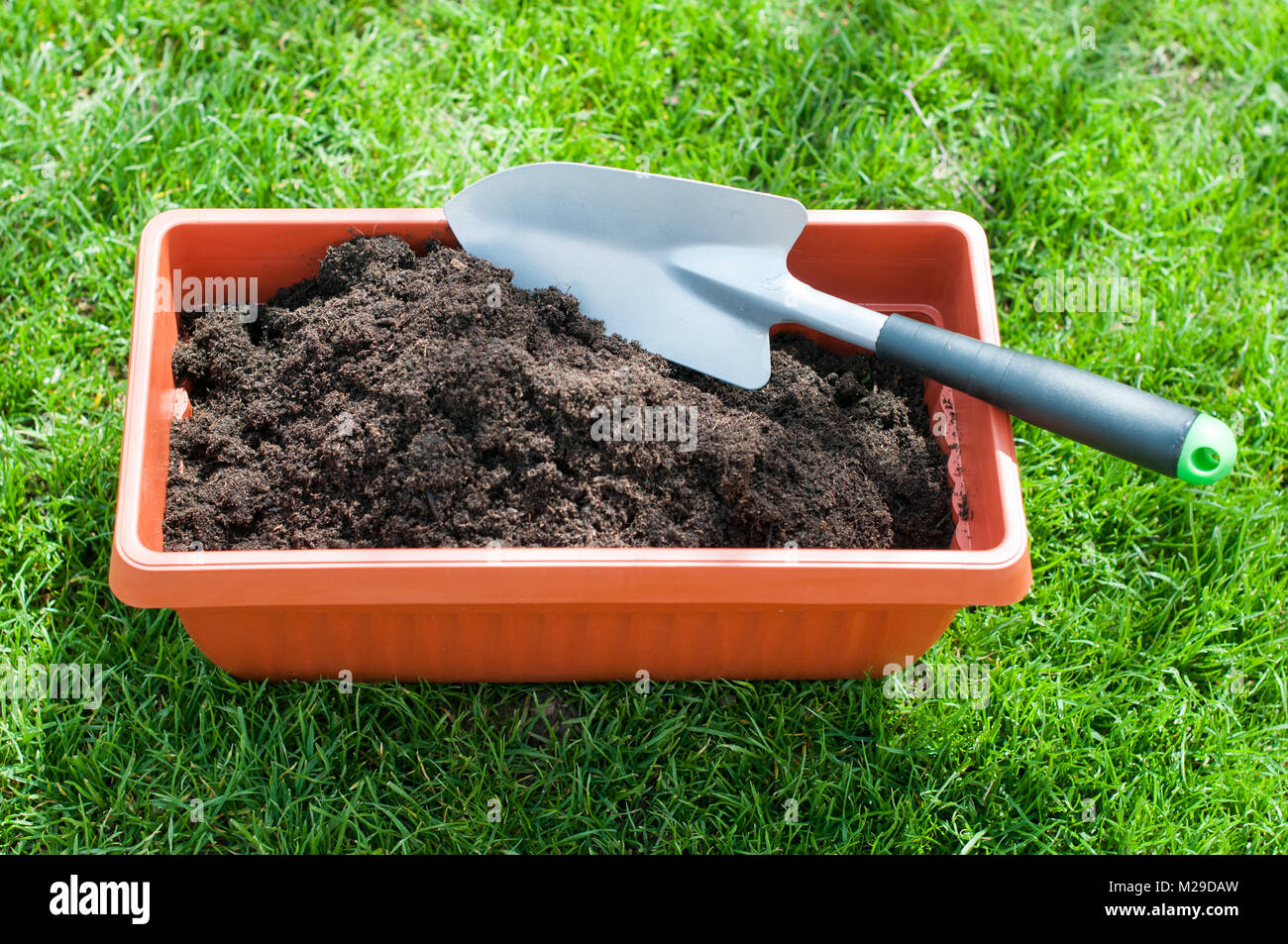 Pot trowel garden soil hi-res stock photography and images - Alamy