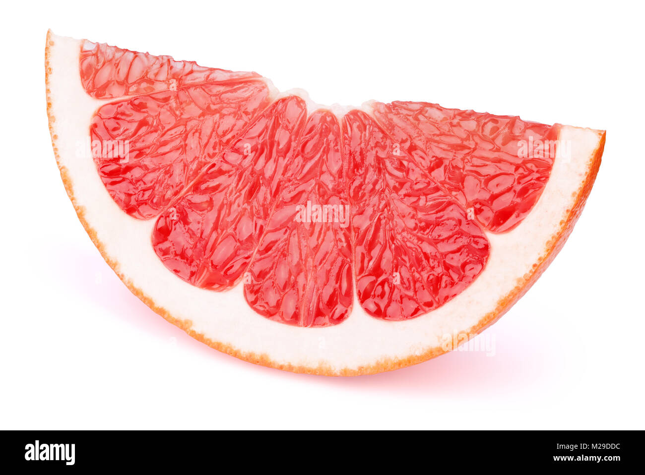 Grapefruit fruit slice isolated Stock Photo - Alamy