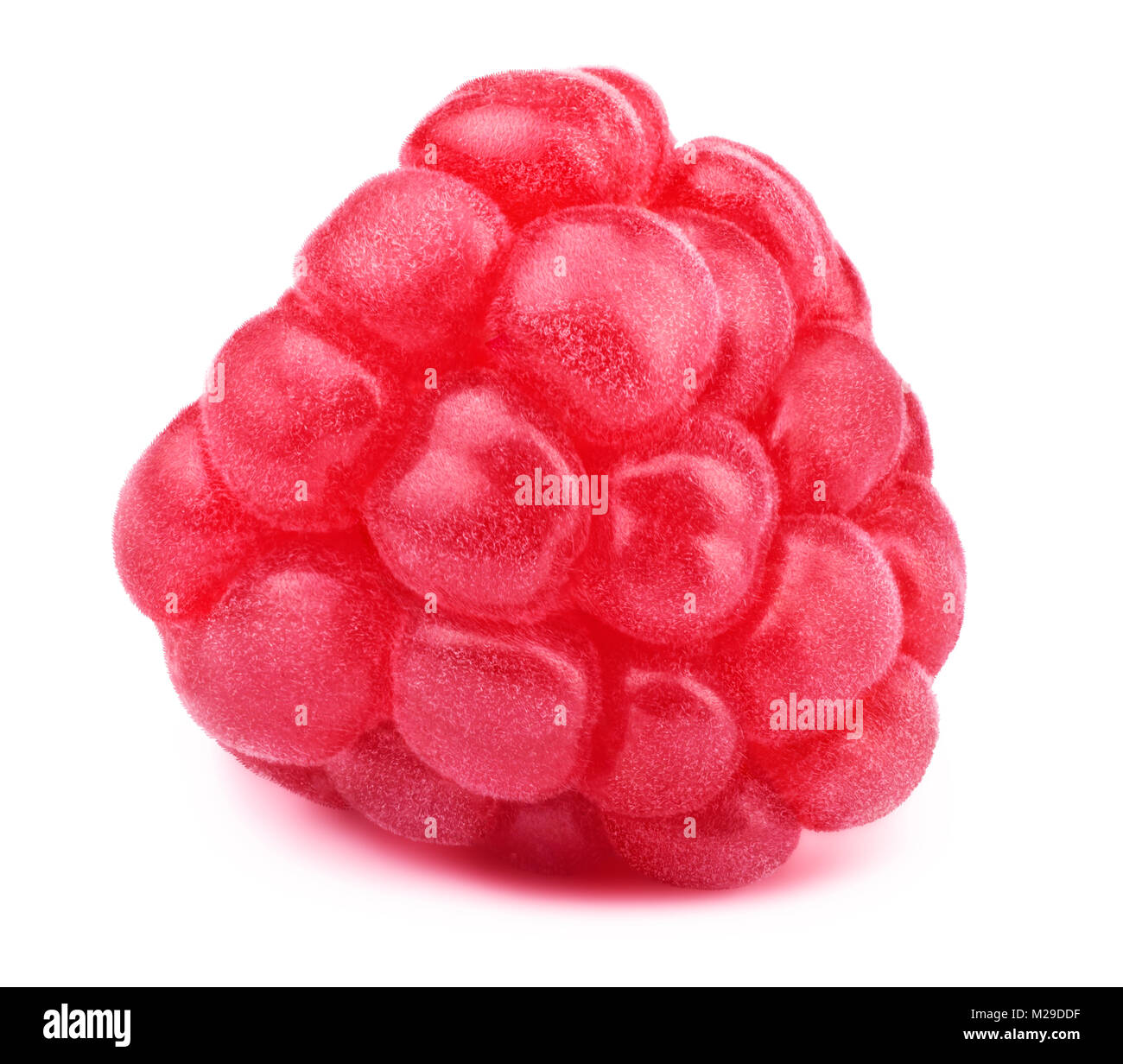 Ripe raspberry isolated Stock Photo - Alamy