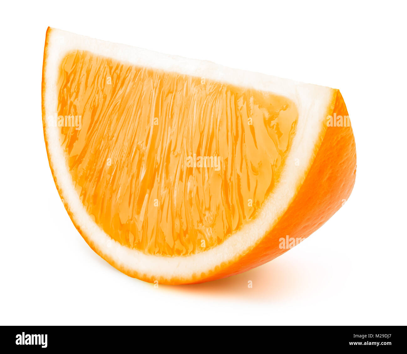 Ornge fruit slice isolated Stock Photo - Alamy
