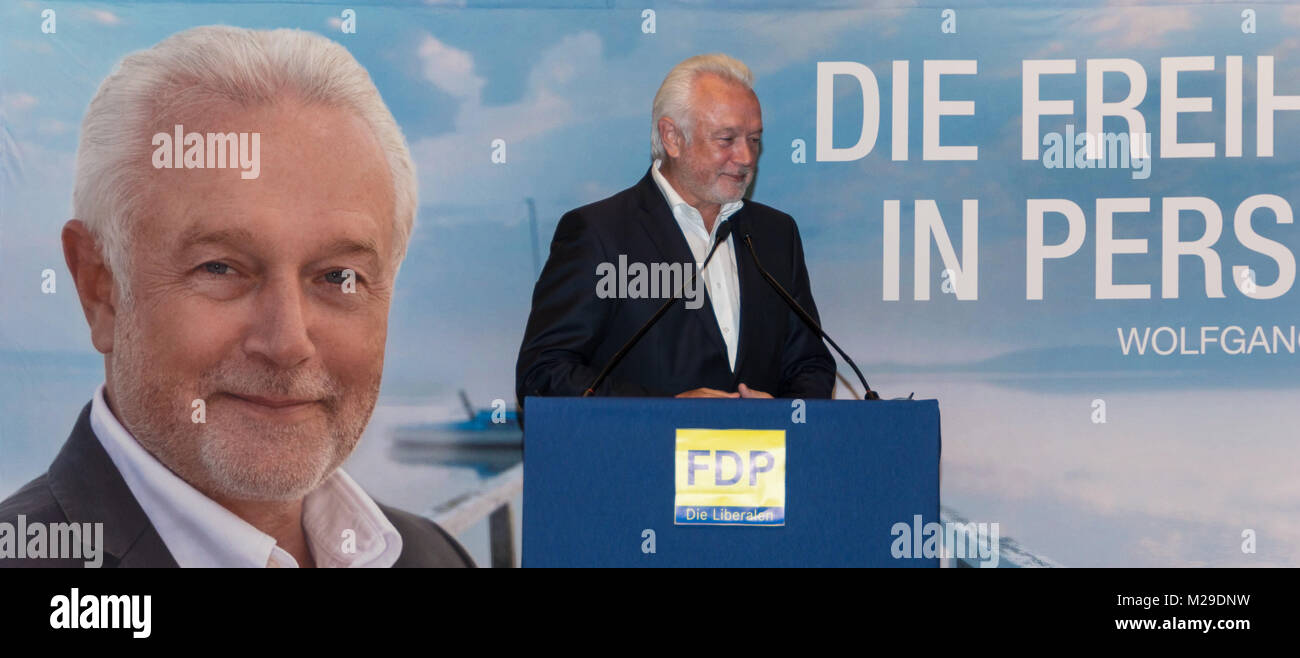 The famous FDP politician and parliamentary candidate Wolfgang Kubicki ...
