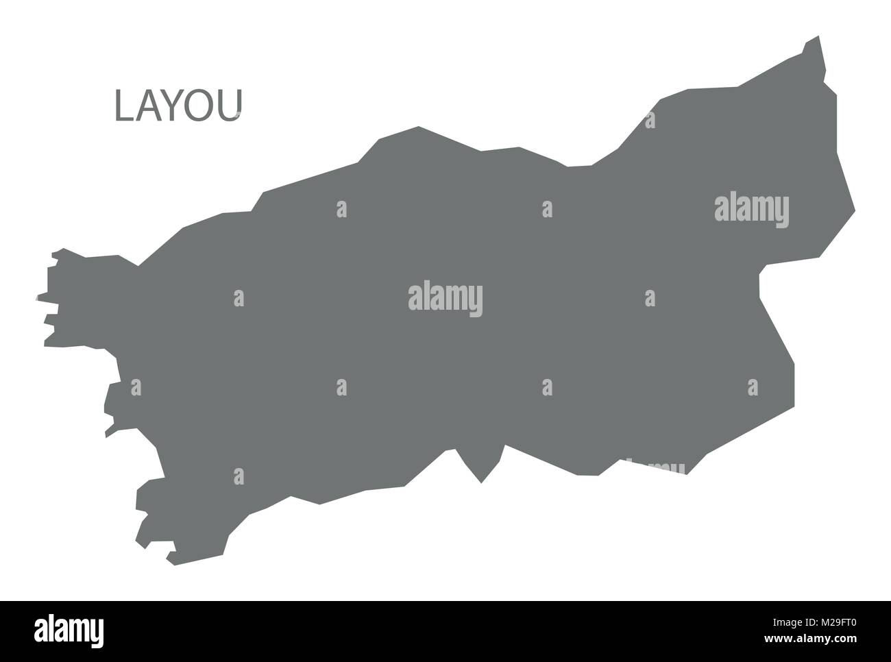 Layou map of Saint Vincent and the Grenadines grey illustration Stock ...