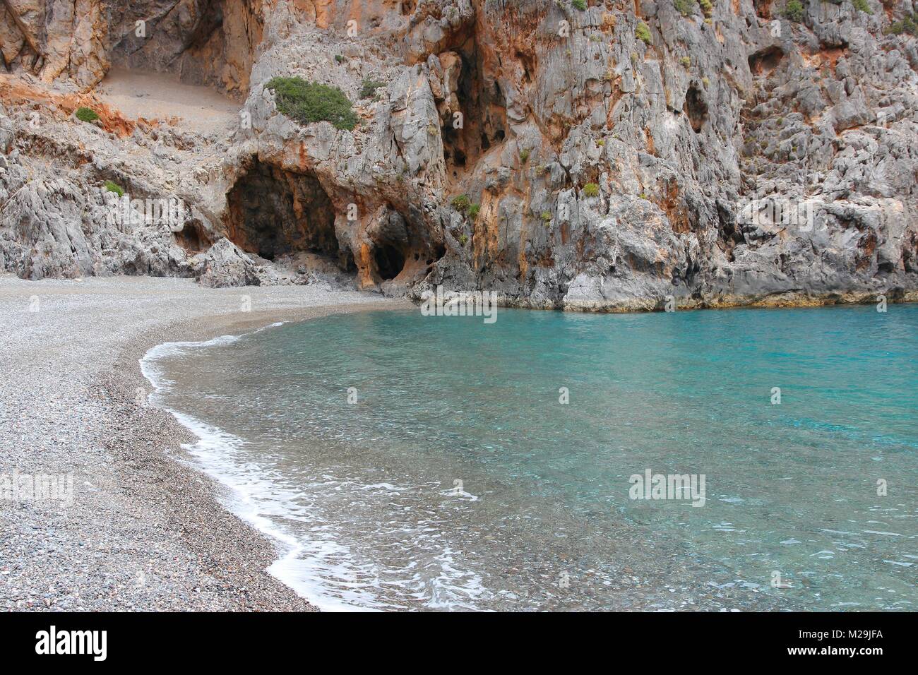 Pebble beach crete hi-res stock photography and images - Alamy