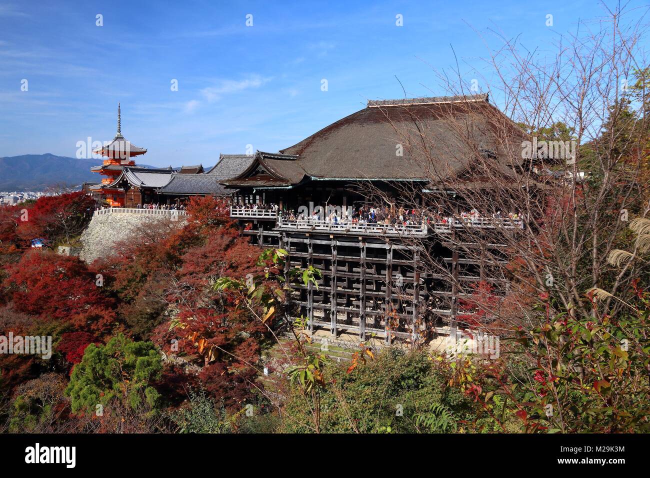 Kyoto, Japan - Kiyomizu-dera Temple in autumn Stock Photo - Alamy