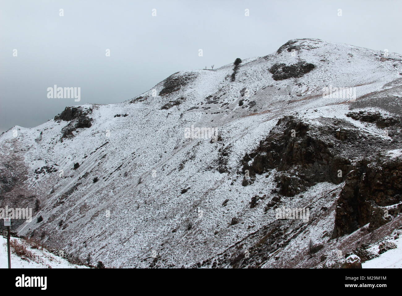 Country snow scene Wales, UK Stock Photo - Alamy