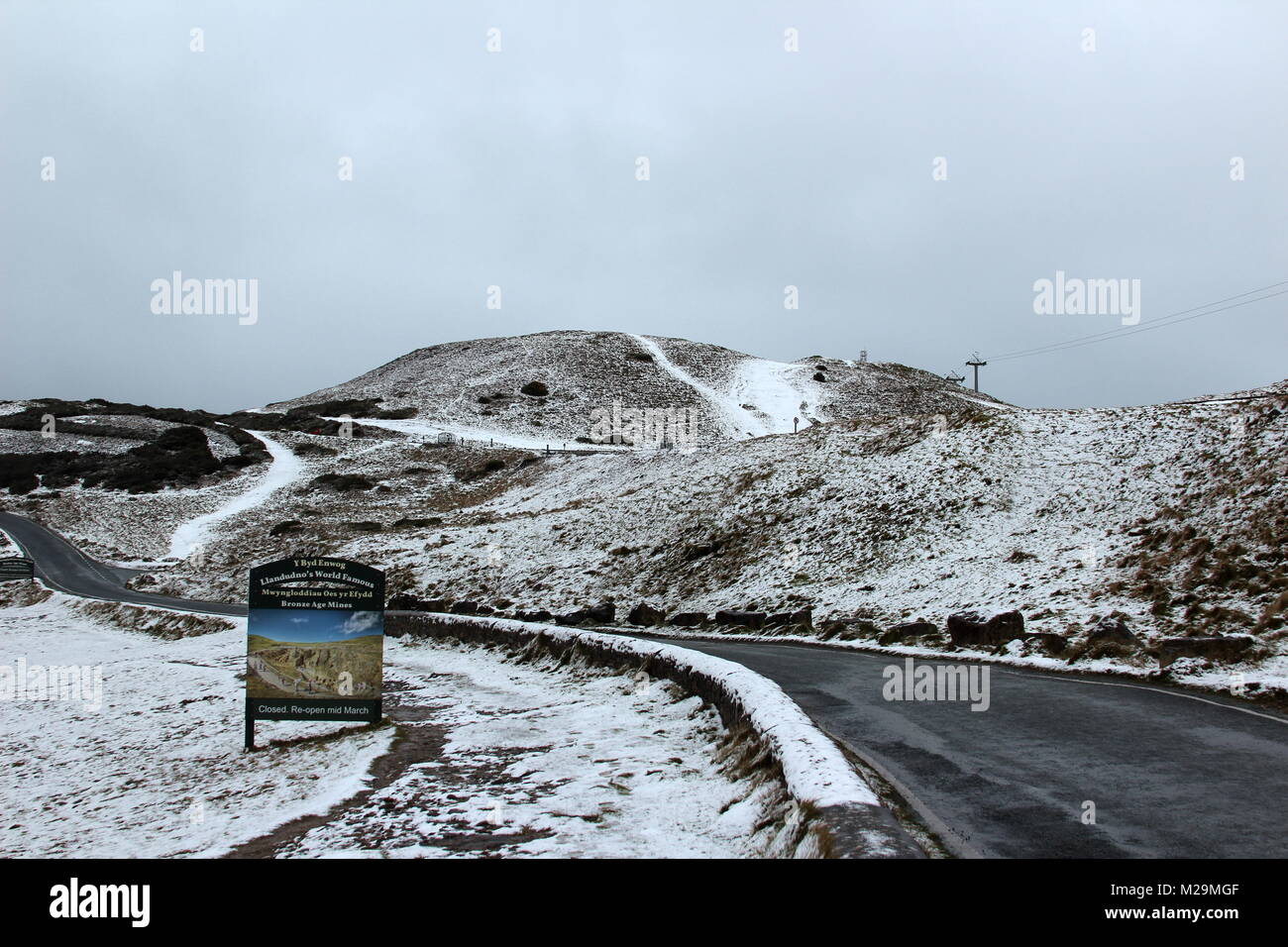 Country snow scene Wales, UK Stock Photo - Alamy