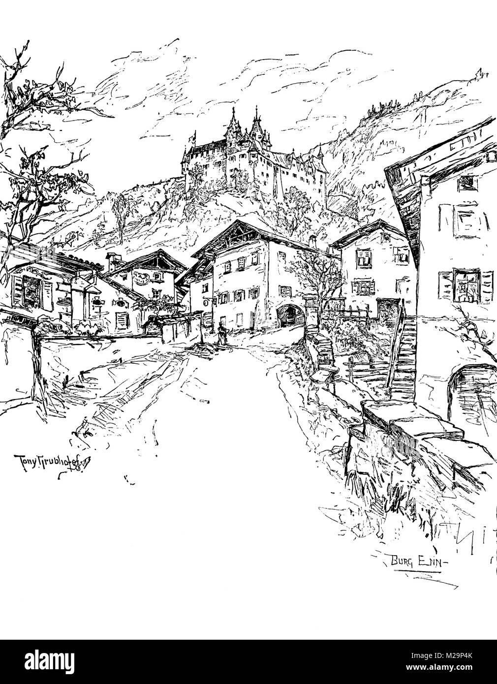 Fine Line Mountain Drawing Sugartown Publishing PUBLISHED TITLESFox