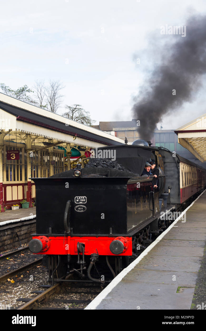 Former Lancashire And Yorkshire Railway Class 27 Steam Engine Built In