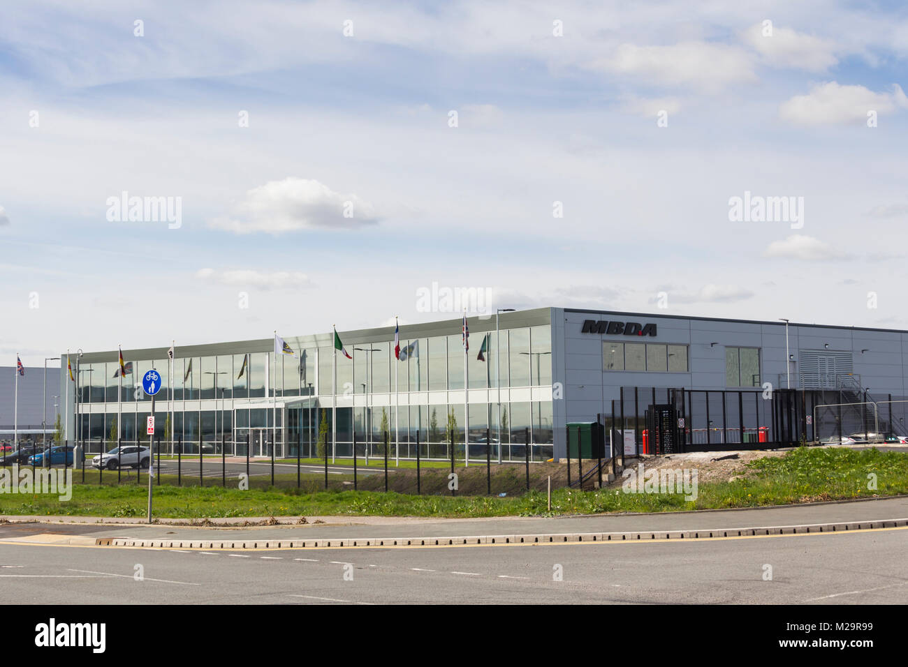 Newly built manufacturing facility for MBDA missile systems at the ...