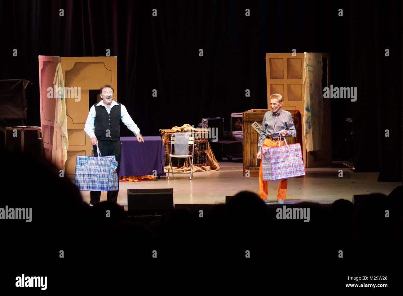 Chuckle Brothers Paul and Barry Elliott on stage at the Futurist ...