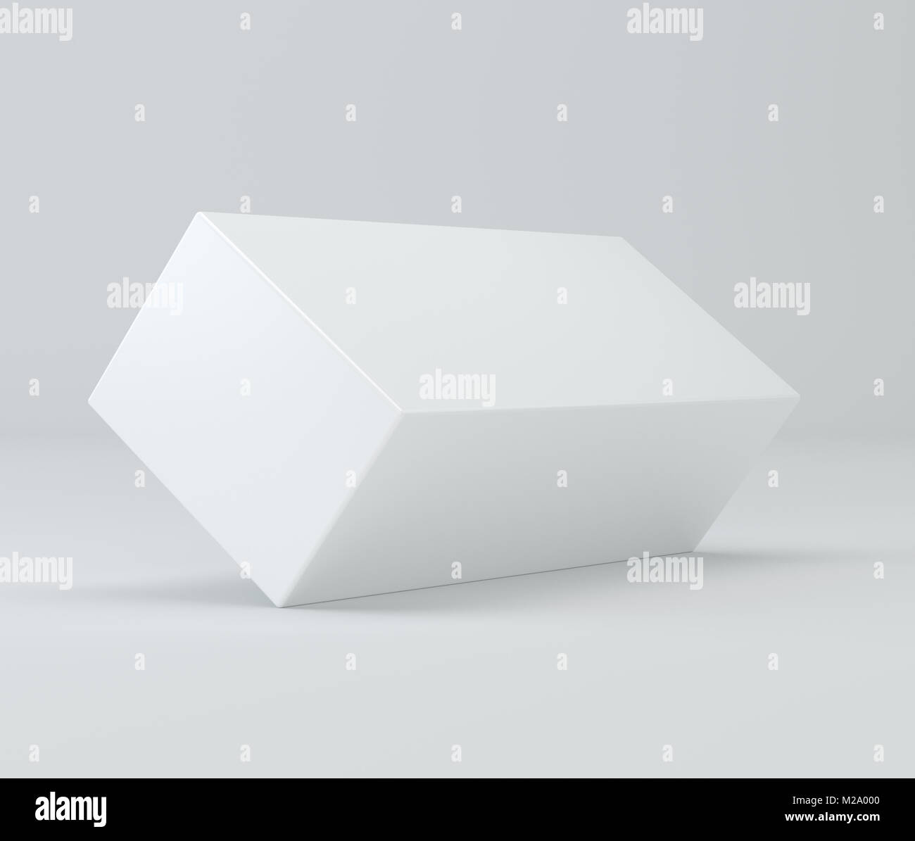 Package Product Cardboard Package Box. 3d Illustration on studio light ...