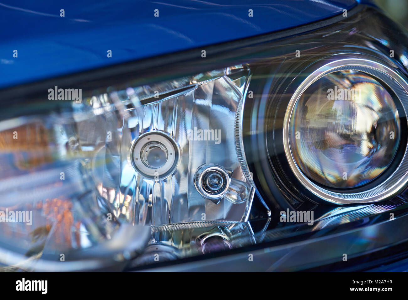 Car headlight detail hi-res stock photography and images - Alamy