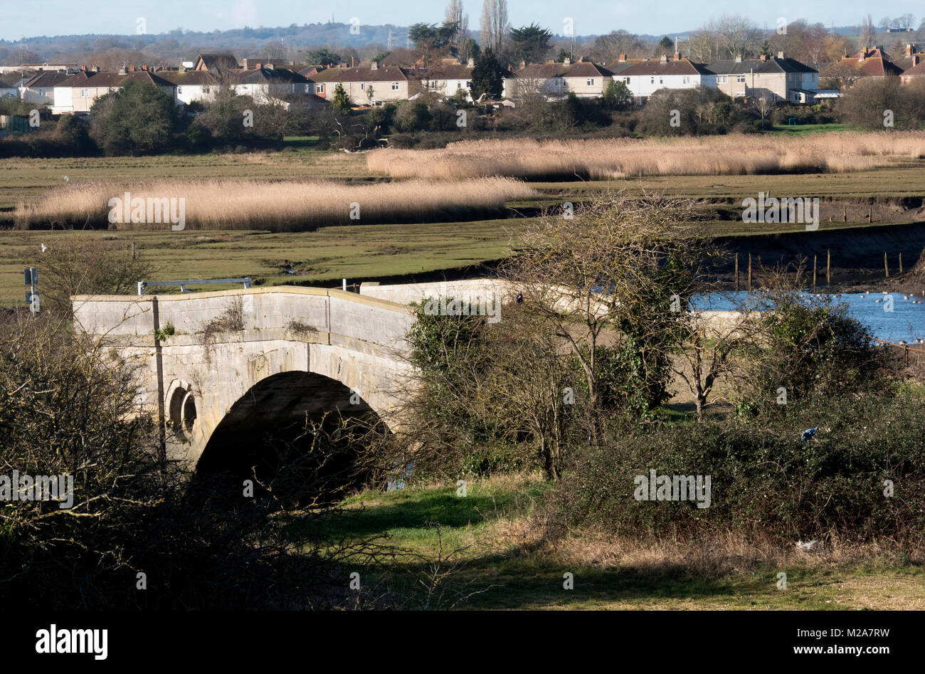 Lower Test Nature Reserve, Redbridge, Hampshire, England#UK Stock Photo ...