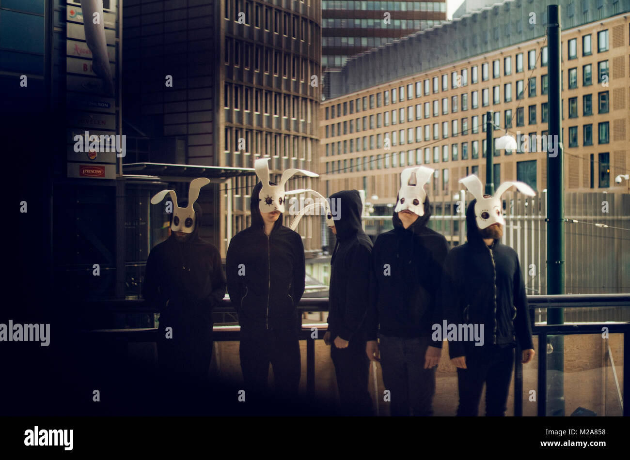 The Danish music project Sleep Party People is pictured before a live ...