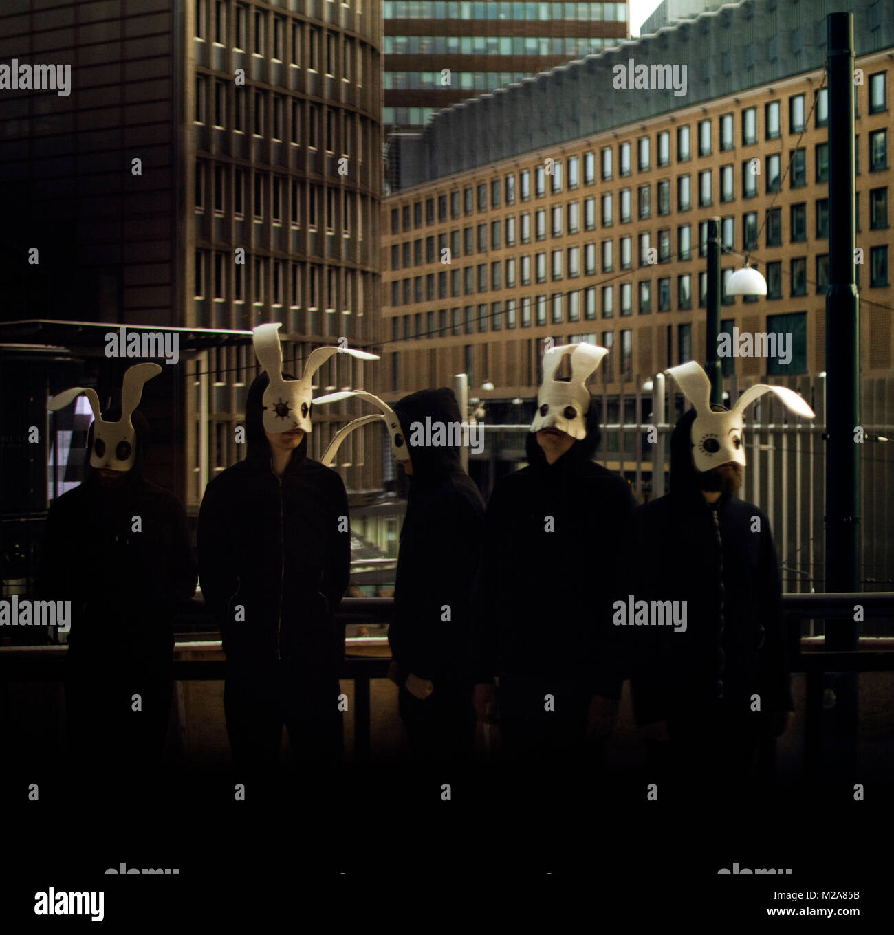 The Danish music project Sleep Party People is pictured before a live ...