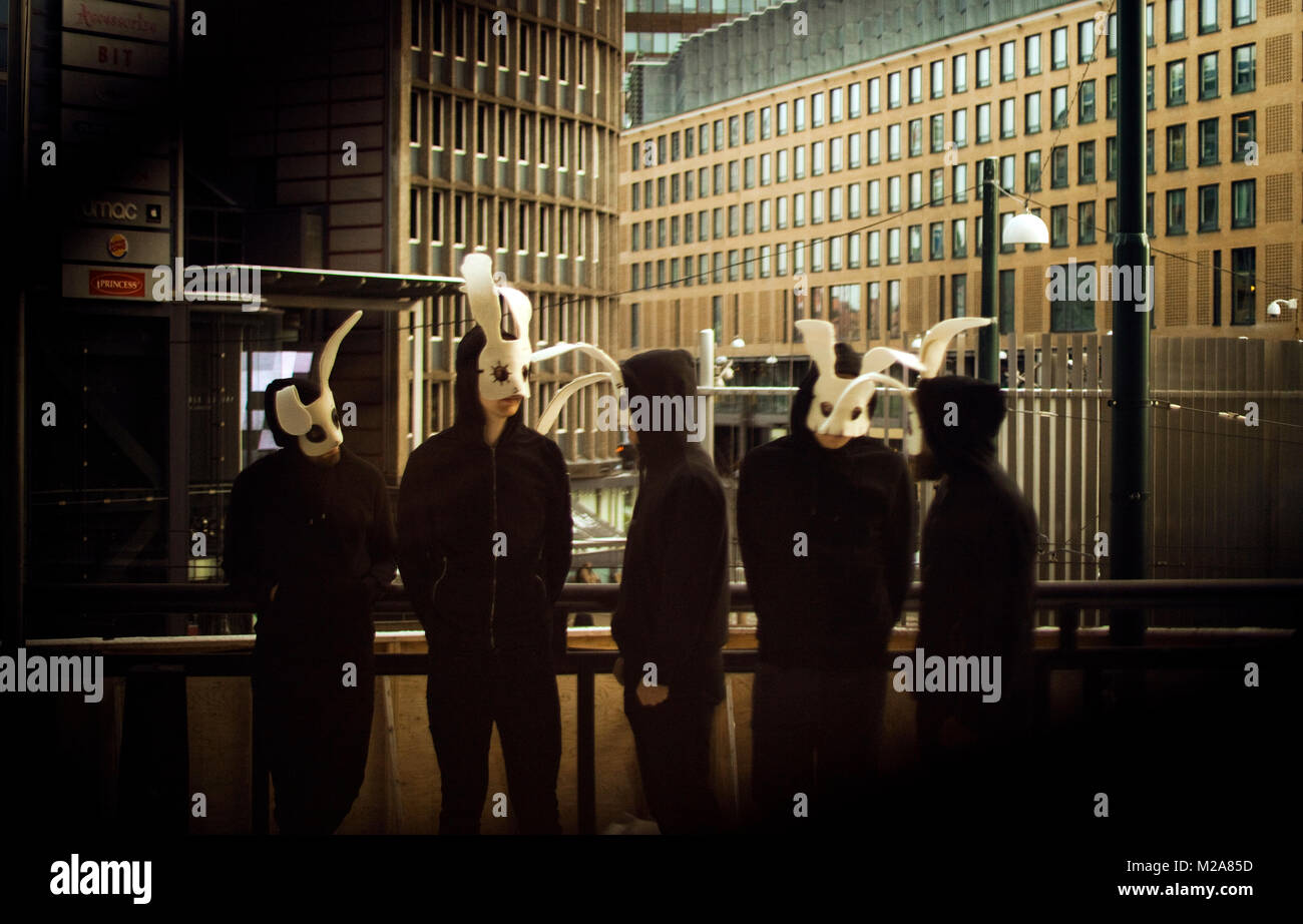 The Danish music project Sleep Party People is pictured before a live ...