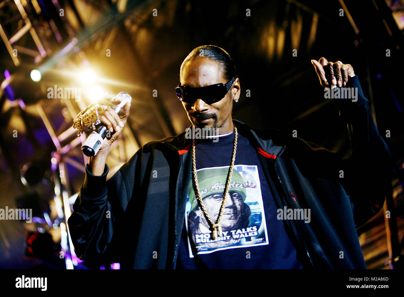 The American rapper, actor and entertainer Snoop Dogg (Snoop Lion ...