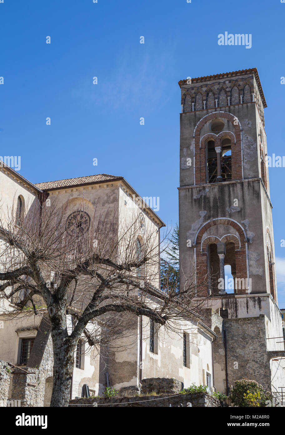 Ravello, Campania, Italy 12 March 2017 in the picture is placed the ...