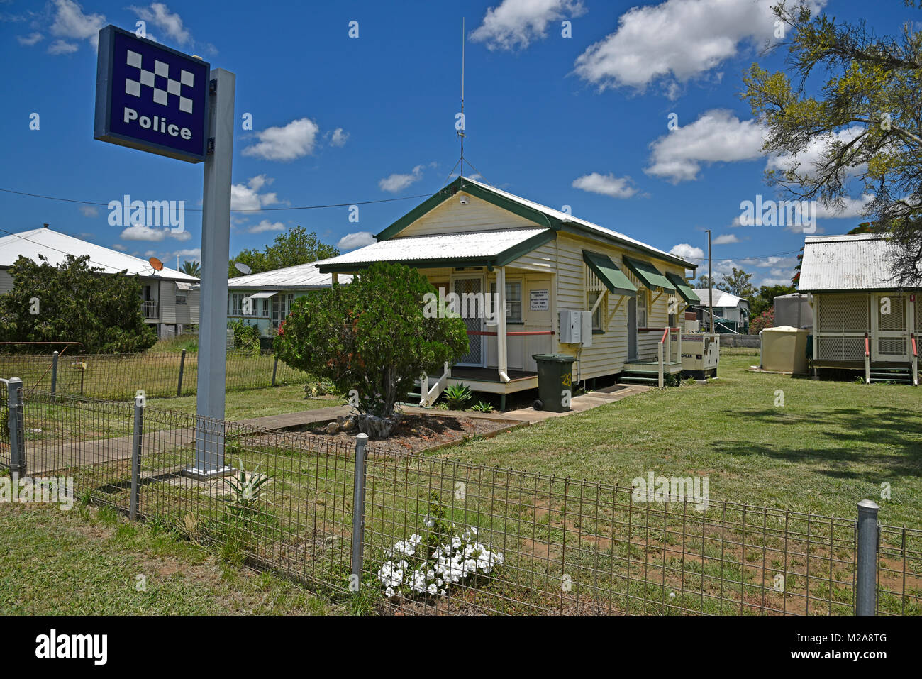 the small police station in Wowan in queensland in australia Stock ...